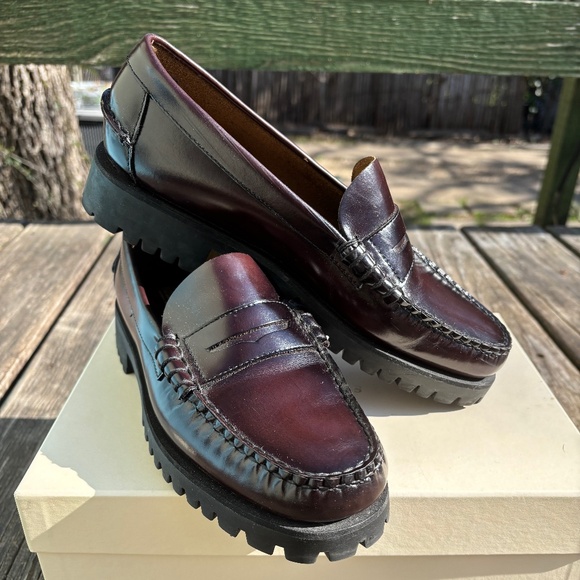 Sebago | Shoes | Sebago Dan Lug Woman Loafers Brown Burgundy | Poshmark
